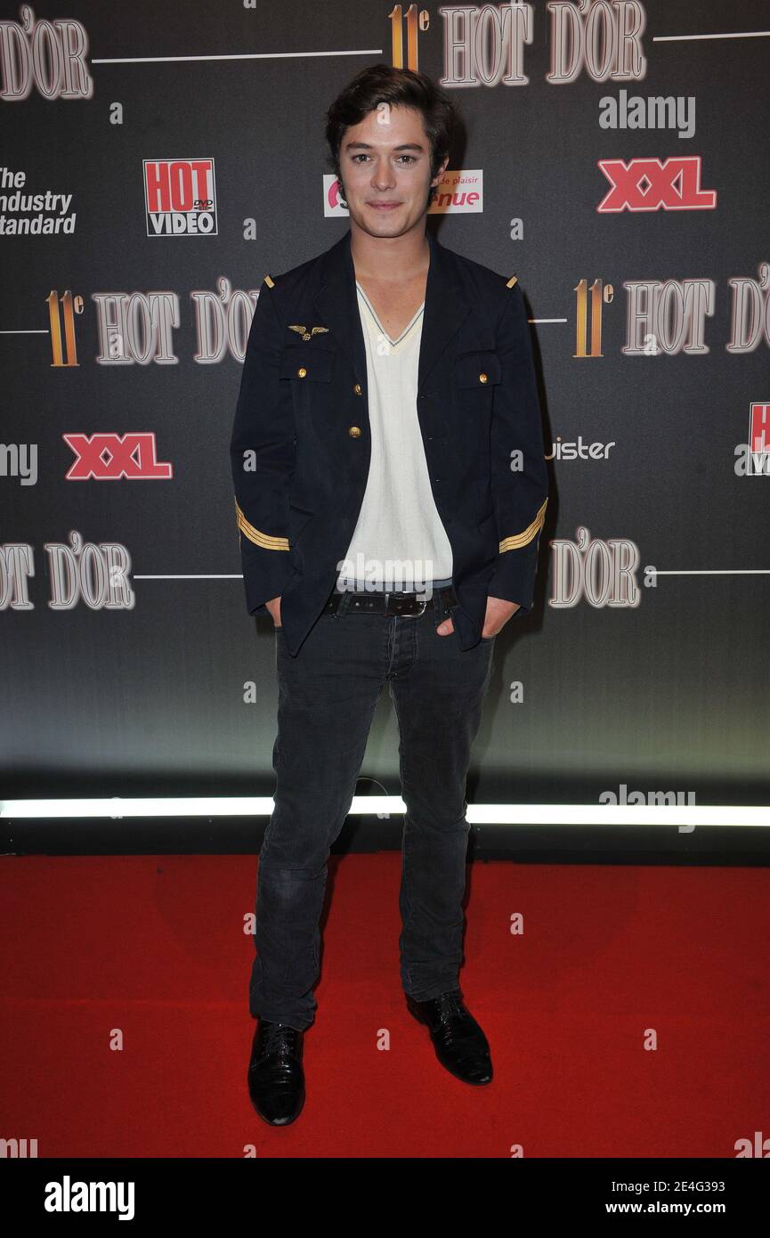 Aurelien Wiik poses upon his arrival at the 2009 Hot d'Or Ceremony in ...