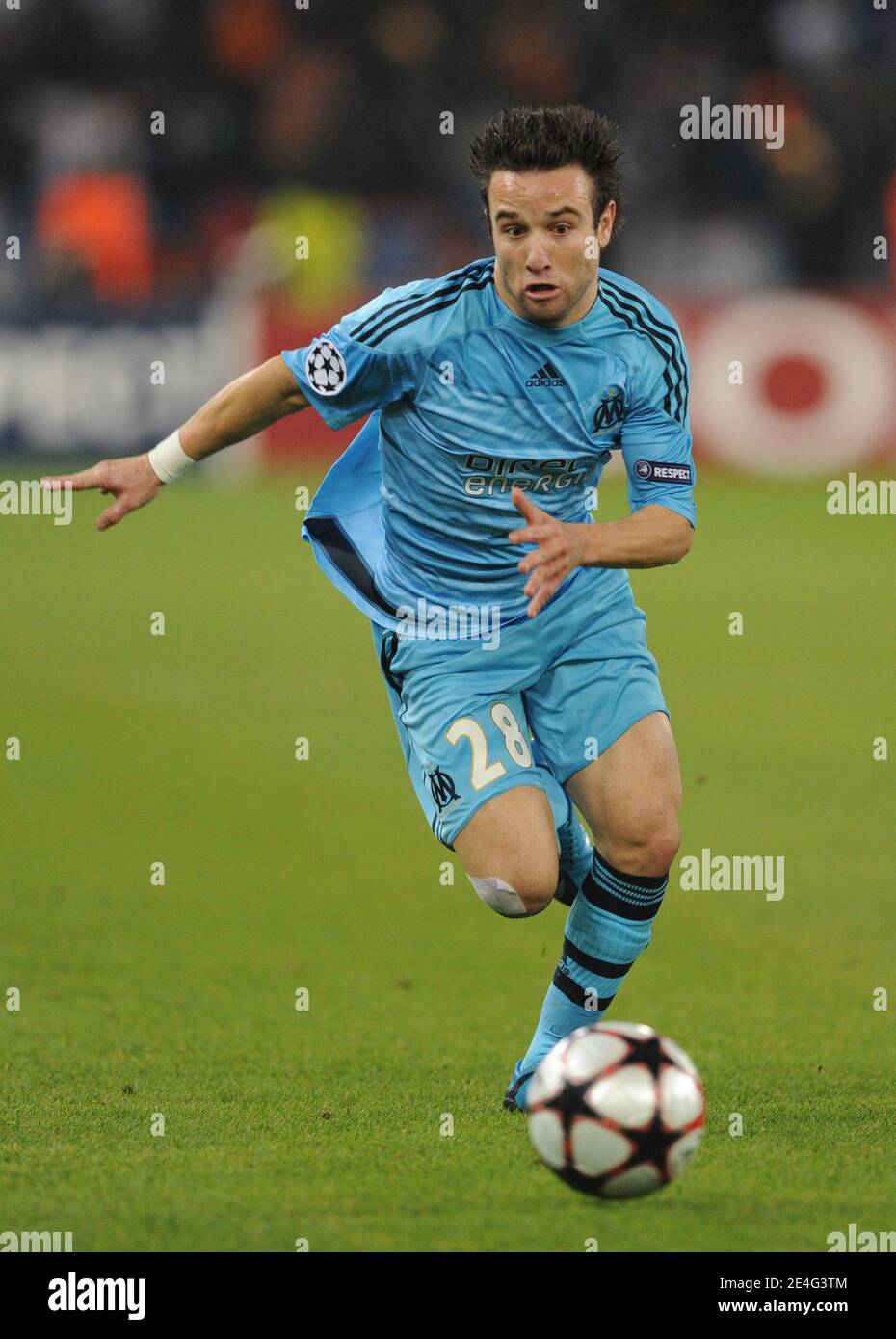OM's Mathieu Valbuena during the UEFA Champions League Soccer Match ...