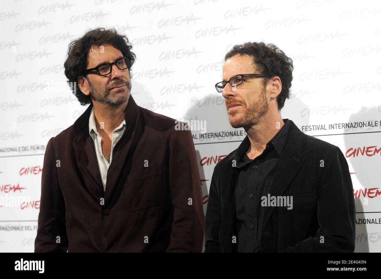 Directors Joel and Ethan Coen pose during the photocall of the film 'A ...