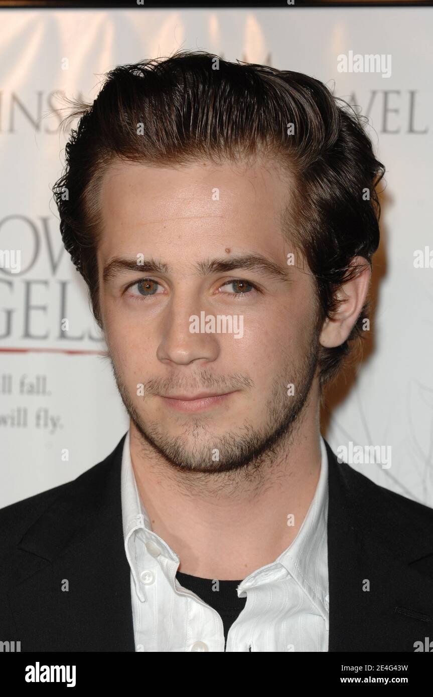 "Michael Angarano attends the ""Snow Angels"" premiere held at the ...
