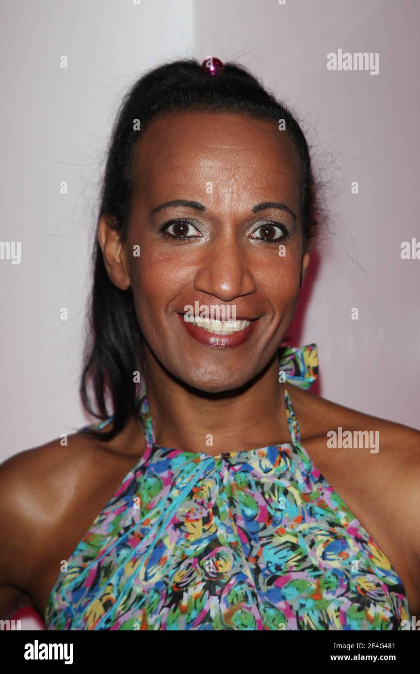 Vincent McDoom poses at the opening of new French TV channel 'Tresor TV ...