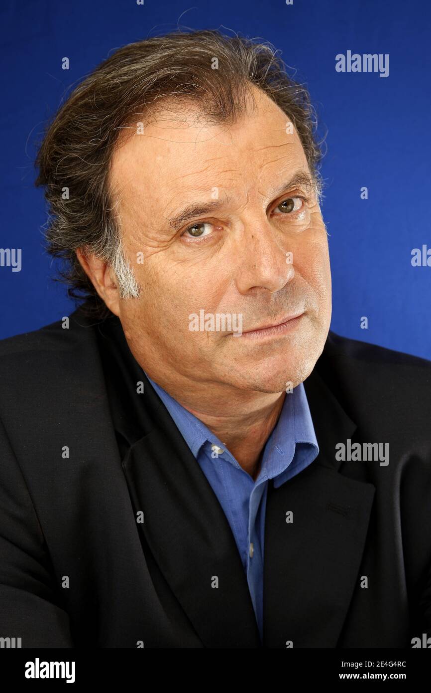 Daniel Russo posing for our photographer in Paris, France on October 2009. Photo by VIM ...