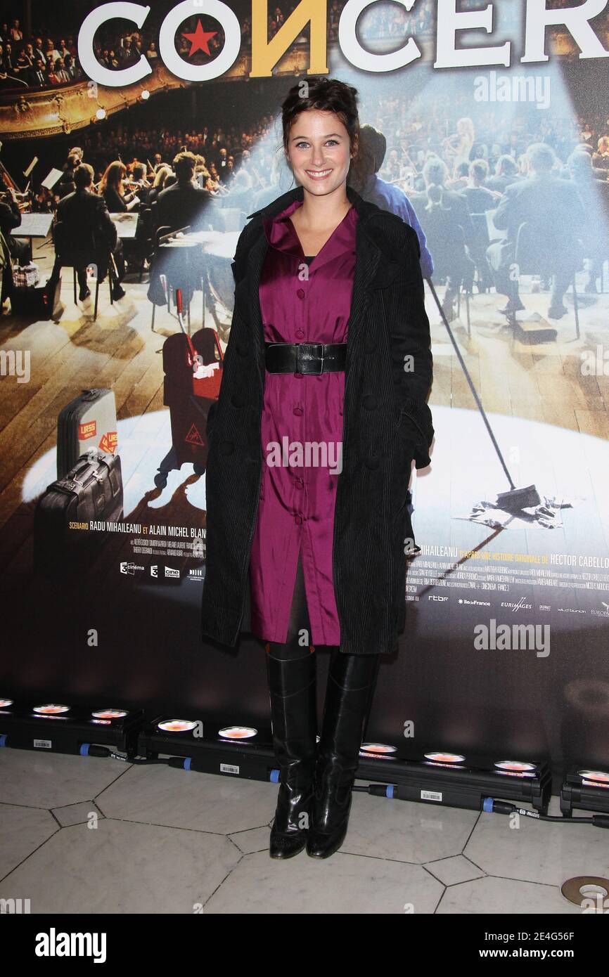 Melanie Bernier arriving for the premiere of the Radu Mihaileanu's film ...