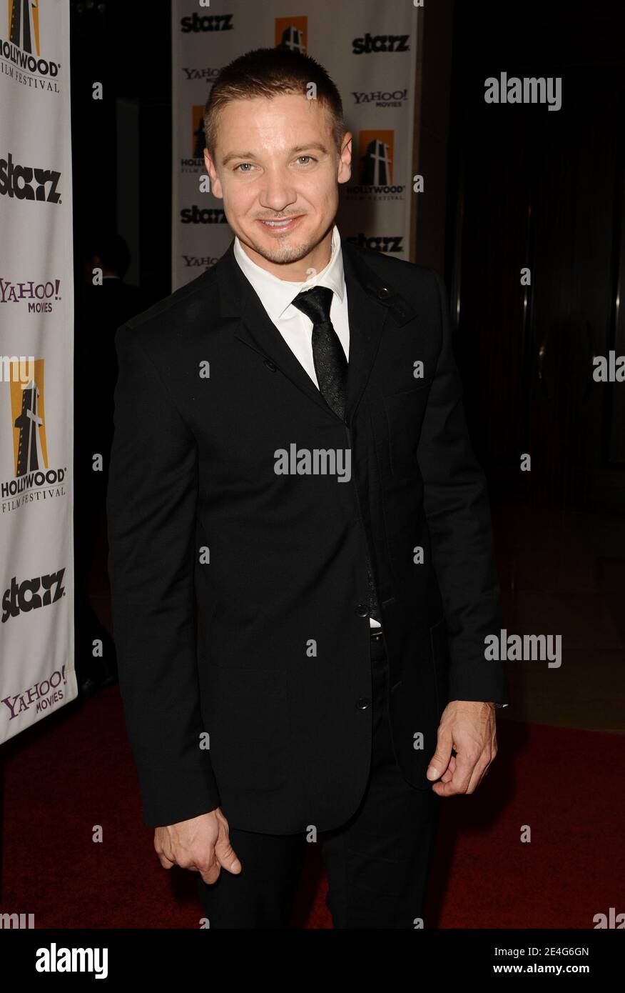 Jeremy Renner arriving at the 13th Annual Hollywood Awards Gala ...