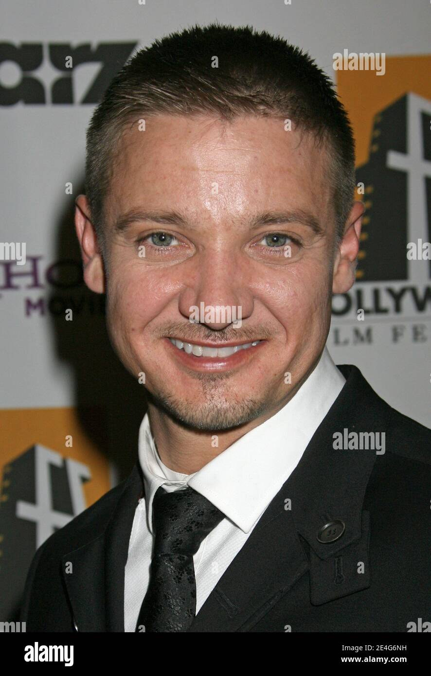 Jeremy Renner arriving at the 13th Annual Hollywood Awards Gala ...