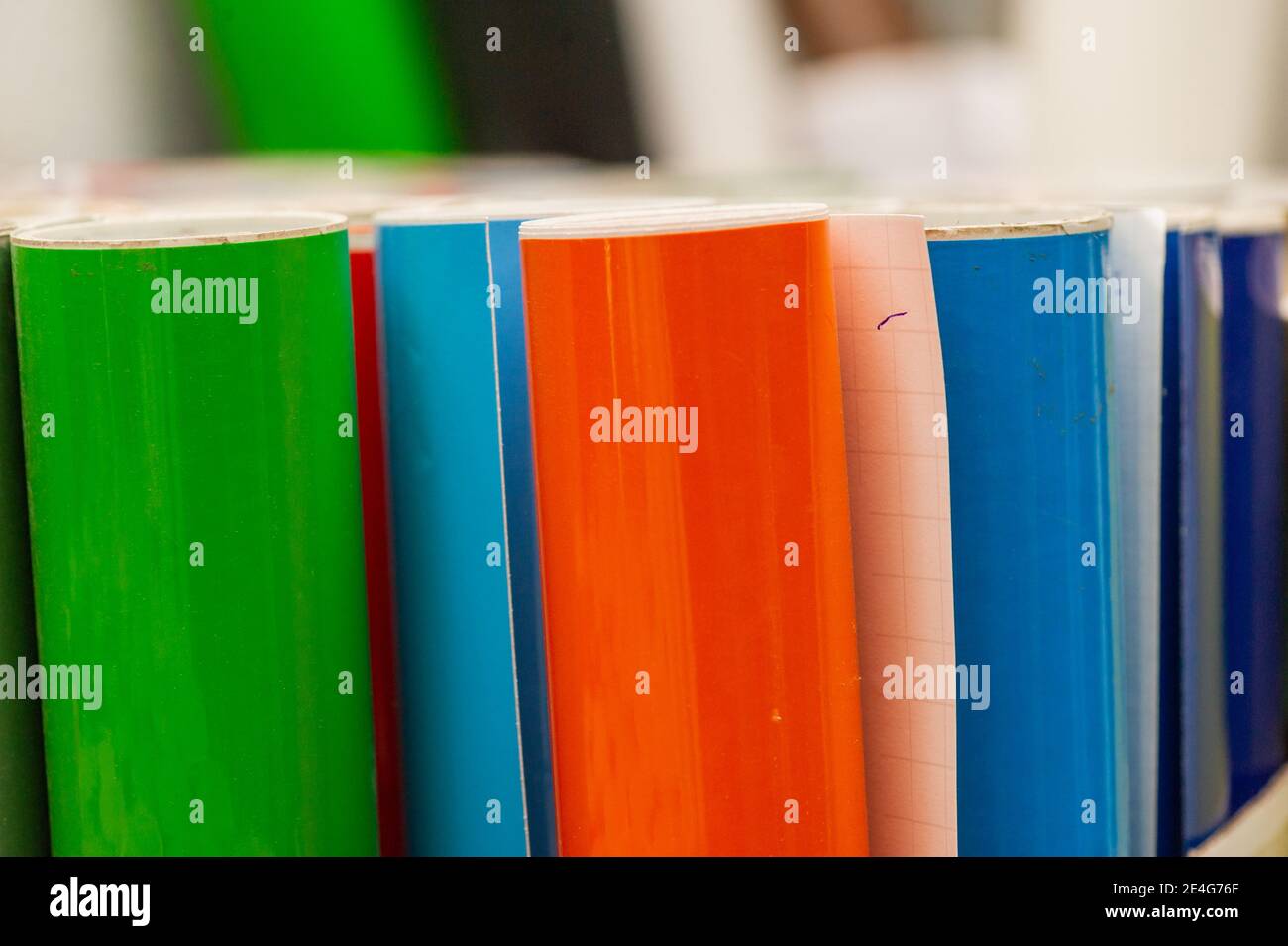 colored vinyl car wrapping or plotter cutting sticker foil film rolls ...