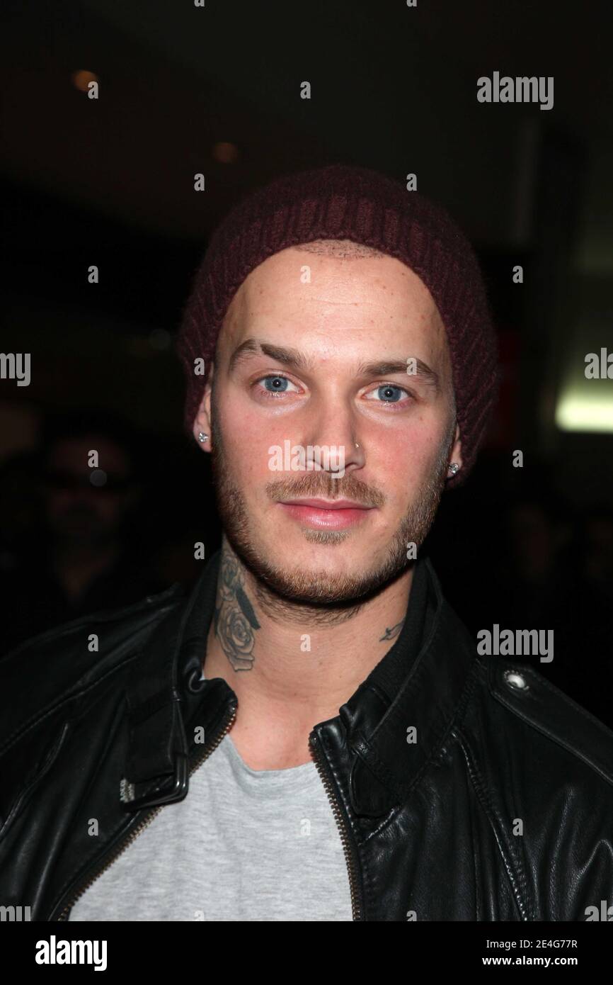 Matt Pokora arriving to the French premiere of Mickael Jackson's 'This ...