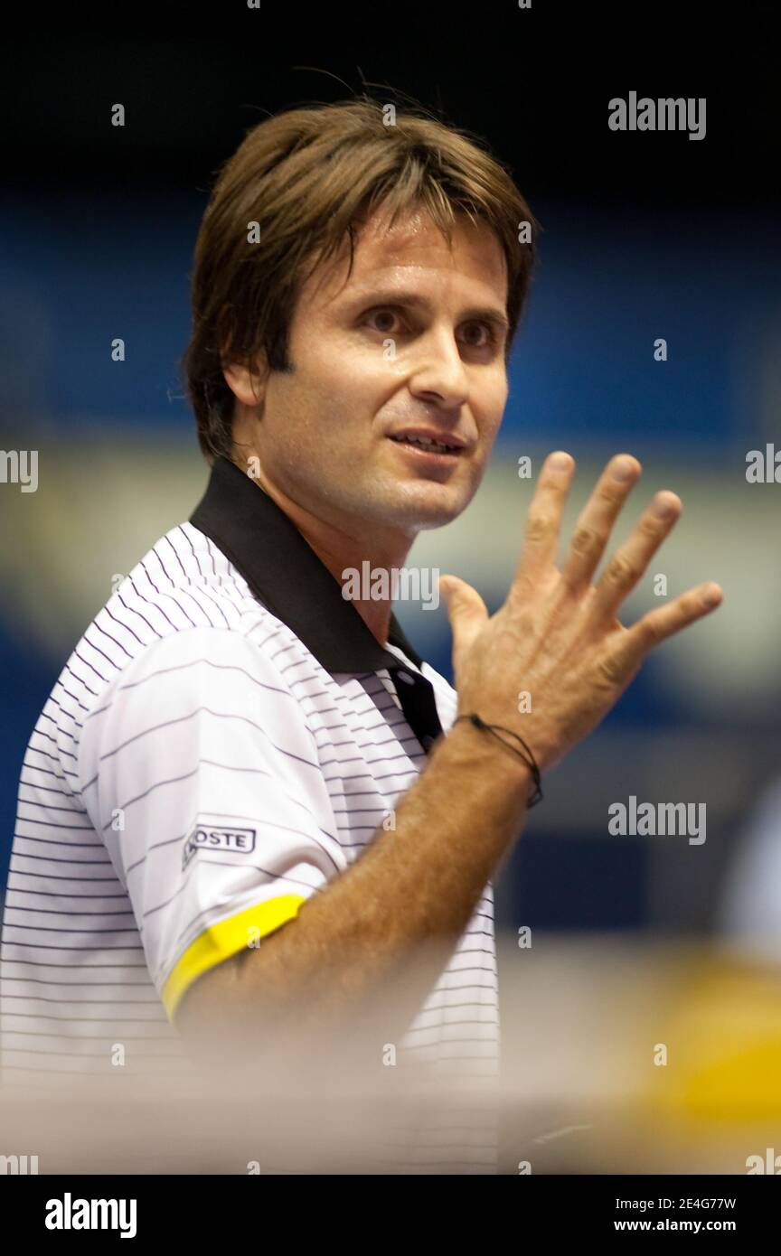France's Fabrice Santoro is defeated by Spain's Albert Montanes, 6-4, 6 ...