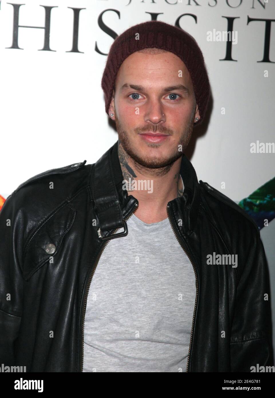 Matt Pokora arriving to the French premiere of Mickael Jackson's 'This ...