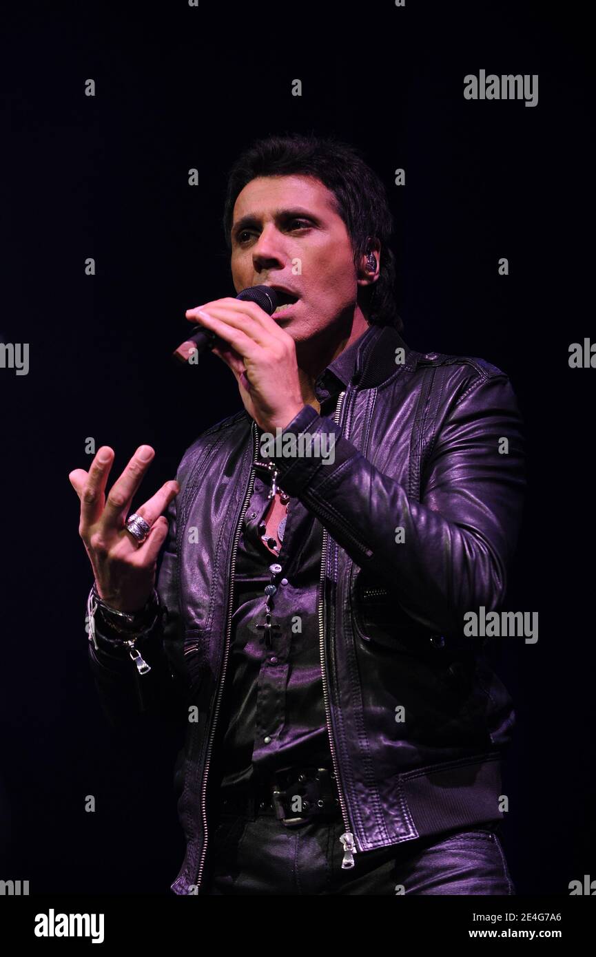 Jean-Luc Lahaye performs live during the Dream Party 80 tour at the ...