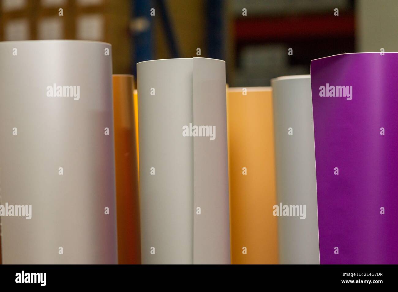 colored vinyl car wrapping or plotter cutting sticker foil film rolls ...