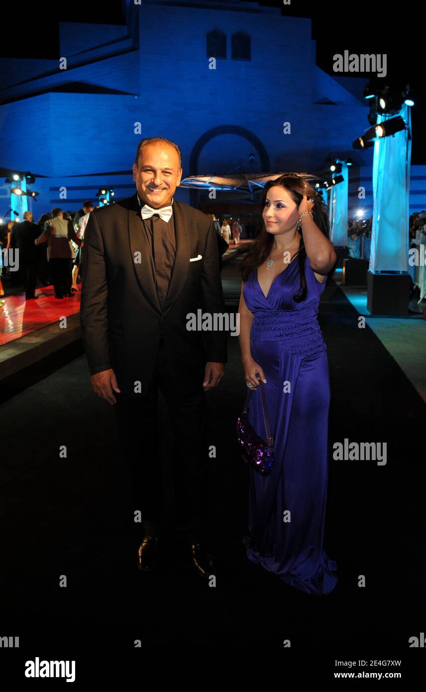 Syrian actor Jamal Suleiman and wife arrive at Qatar's Museum of ...