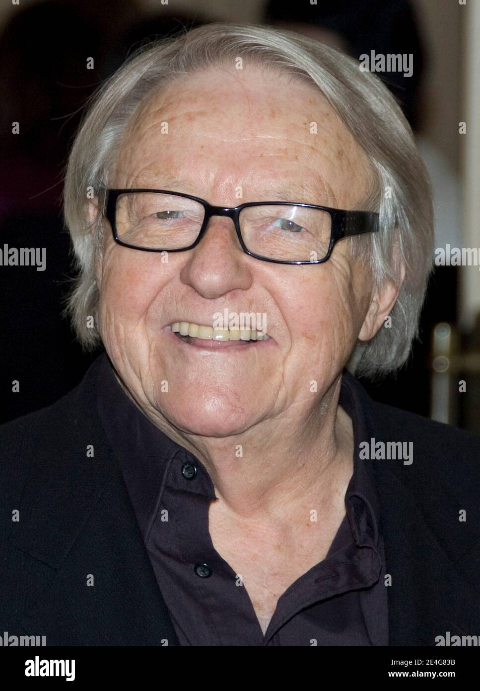 Actor Roger Dumas posing during the 23rd Molieres ceremony at the Paris ...