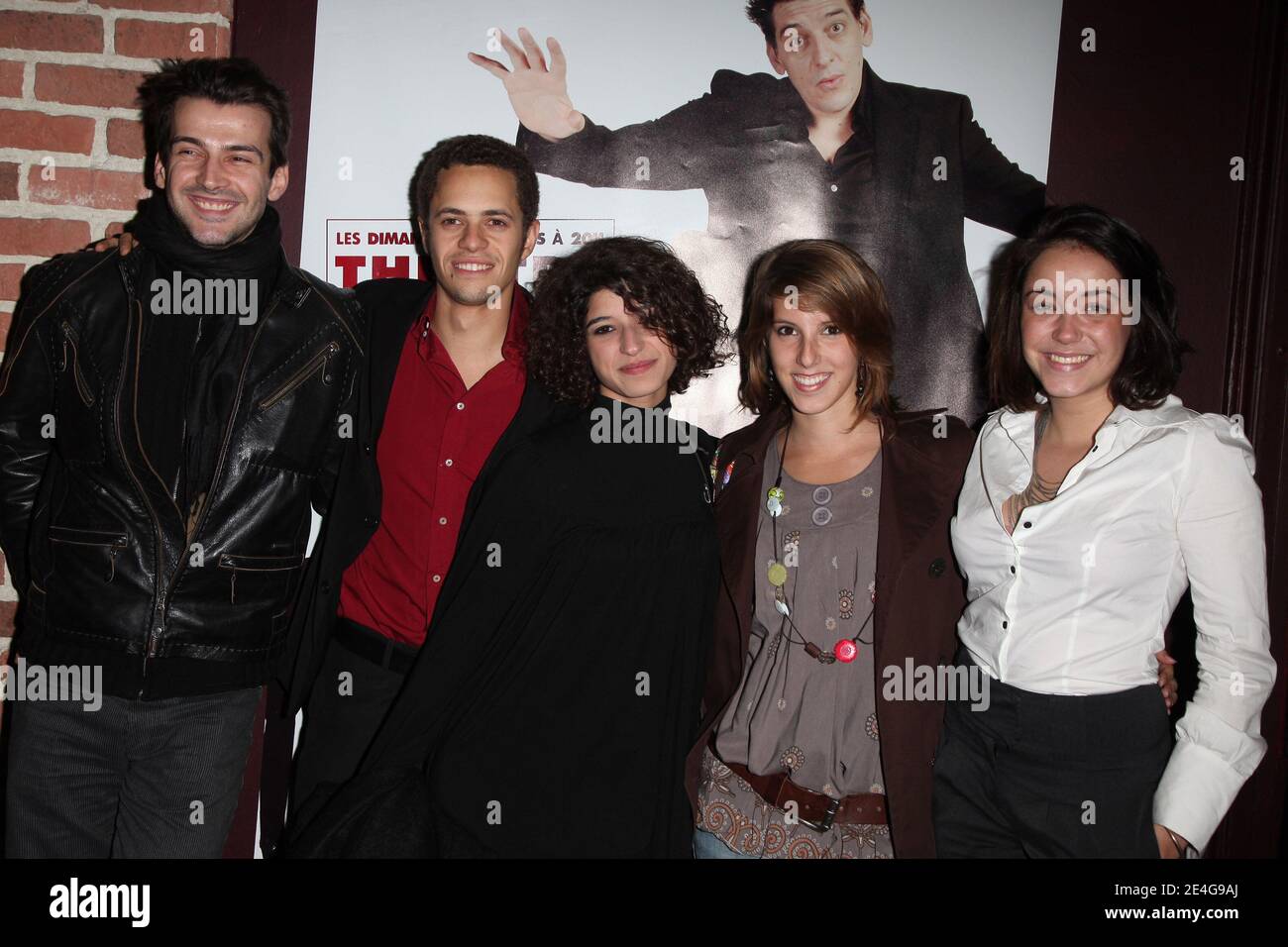 Ambroise Michel, Coline D'Inca and Lea Francois attend the premiere of ...