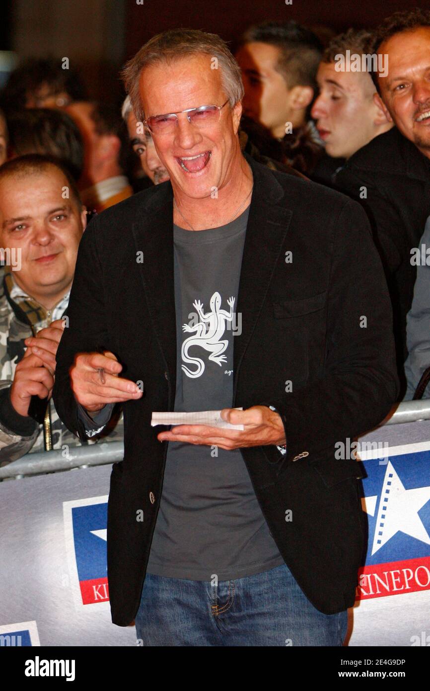 French actor Christophe Lambert during the presentation of his last ...