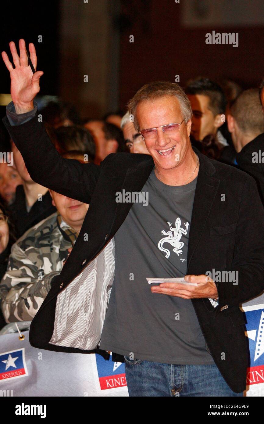 French actor Christophe Lambert during the presentation of his last ...