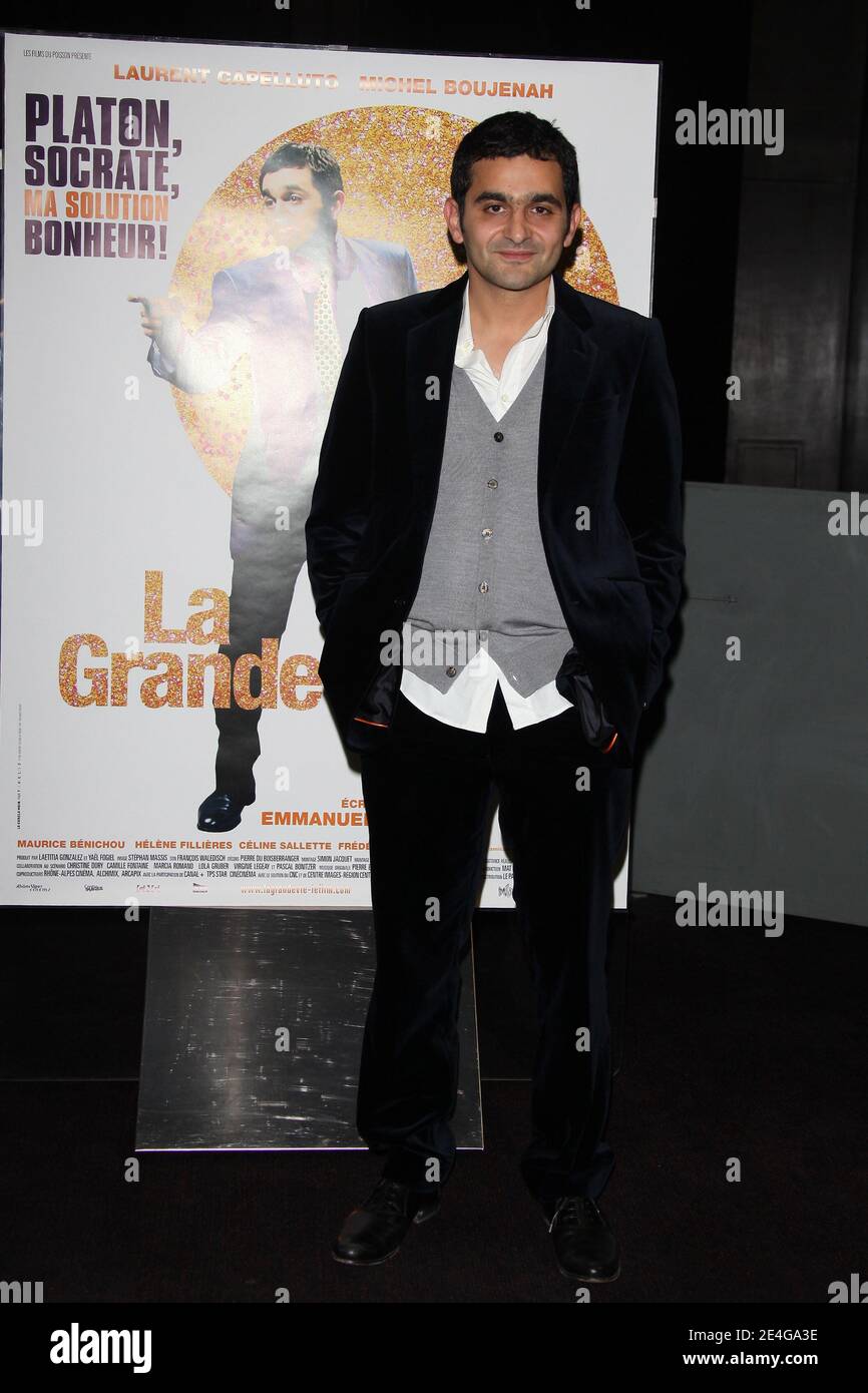 Laurent Capelluto arriving for the premiere of' La grande vie' held at ...