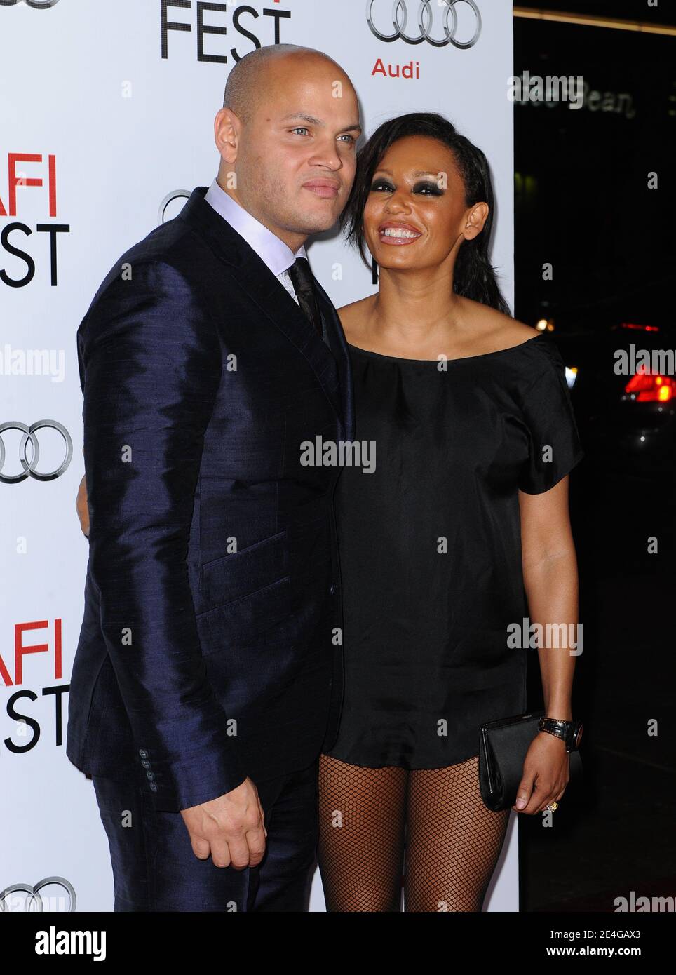 Melanie Brown Aka Mel B And Husband Stephen Belafonte Arriving For The