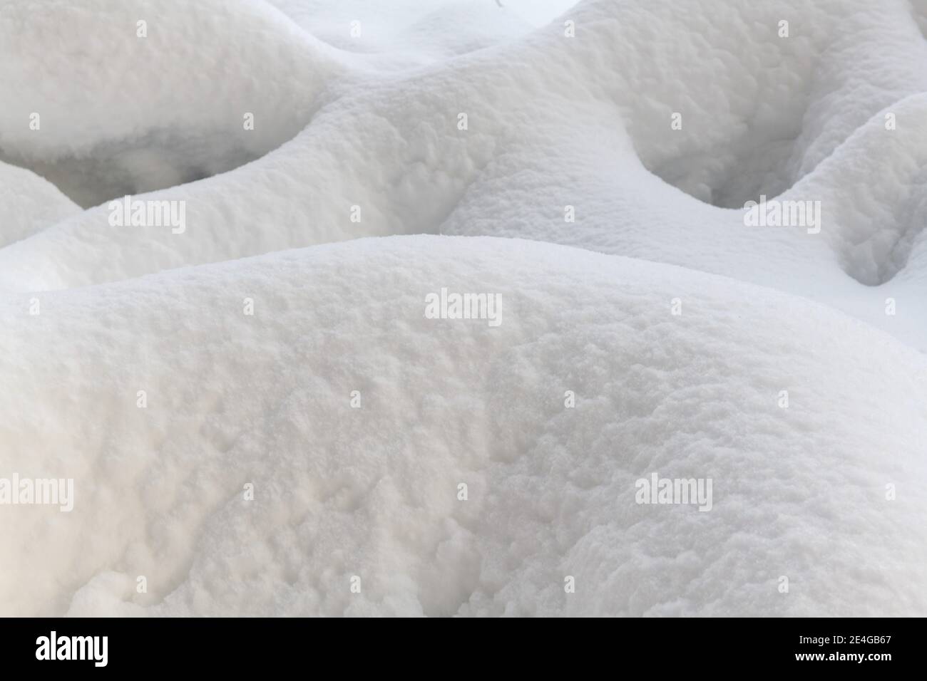 pure white untouched snow shapes - background for your concept Stock ...