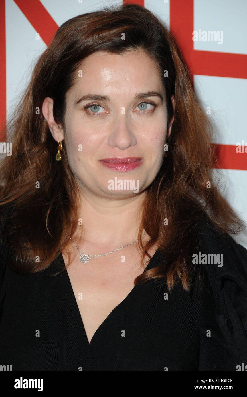 Actress Emmanuelle Devos attending the premiere of 'A l'origine' at the ...
