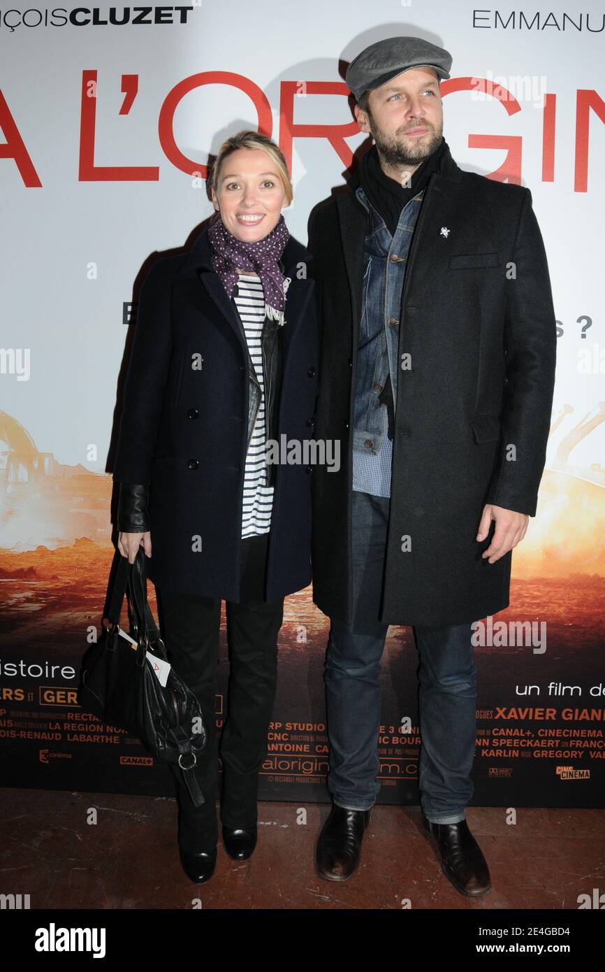 Actress Anne Marivin and her boyfriend Joachim attending the premiere ...