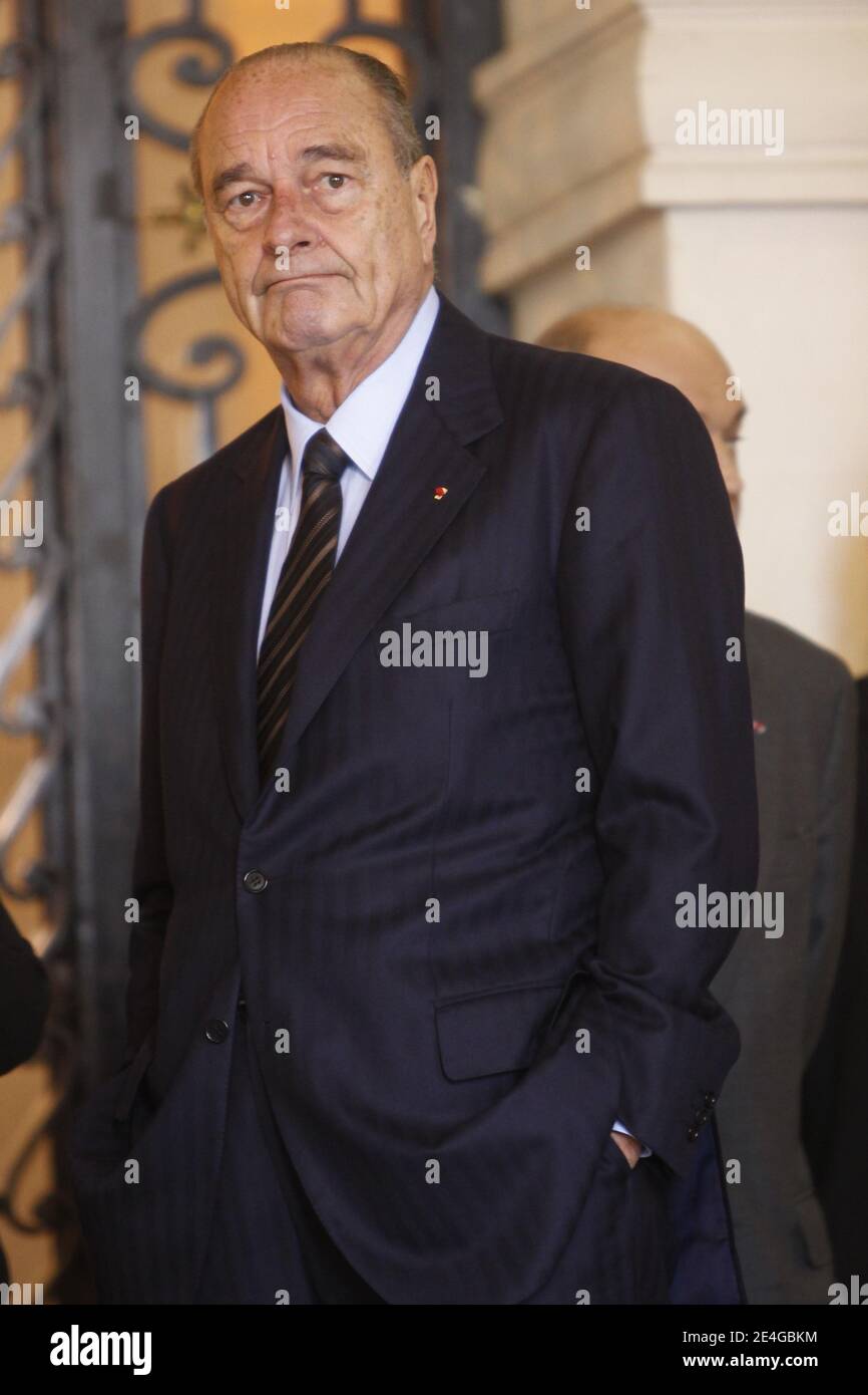 Former President Jacques Chirac attends Award ceremony of the Fondation ...