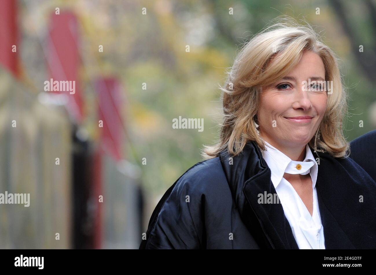 British actress Emma Thompson helps launch an art installation ...