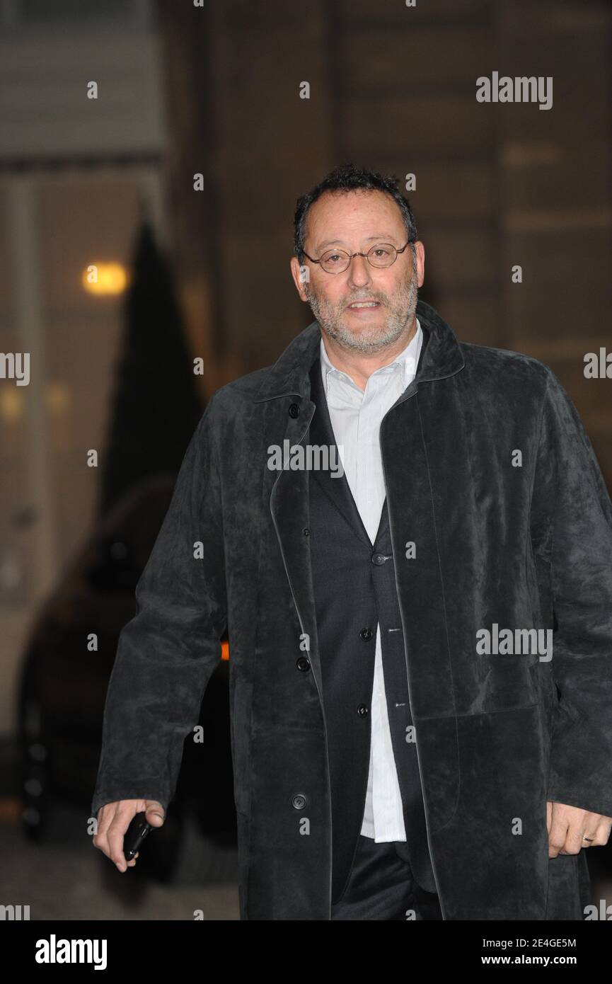 French actor Jean Reno arrives arrives at the Elysee Palace to attend ...