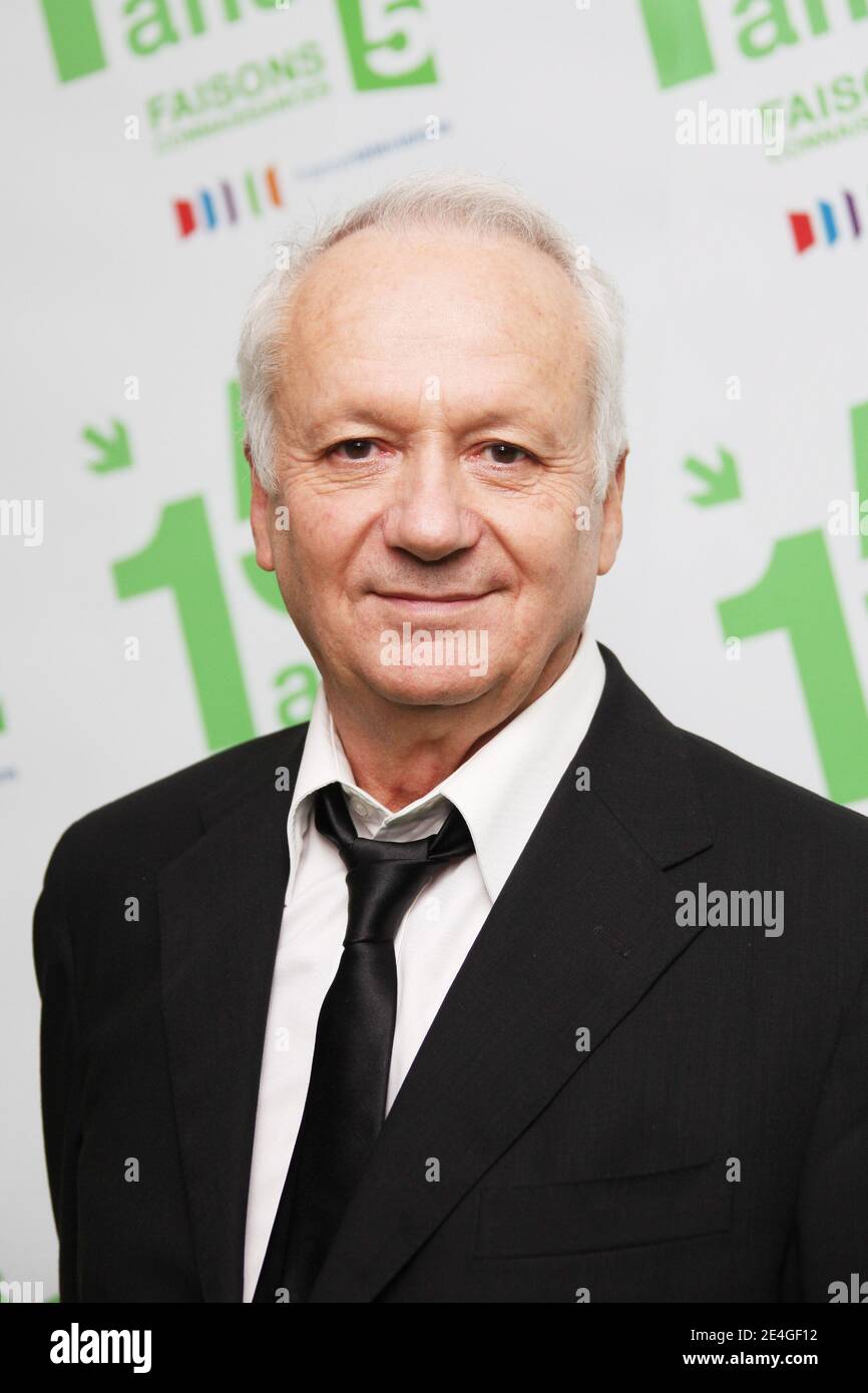 Jean-Marie Cavada arriving at 15th Anniversary celabration on France 5 ...