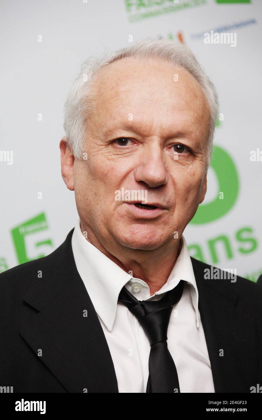Jean-Marie Cavada arriving at 15th Anniversary celabration on France 5 ...