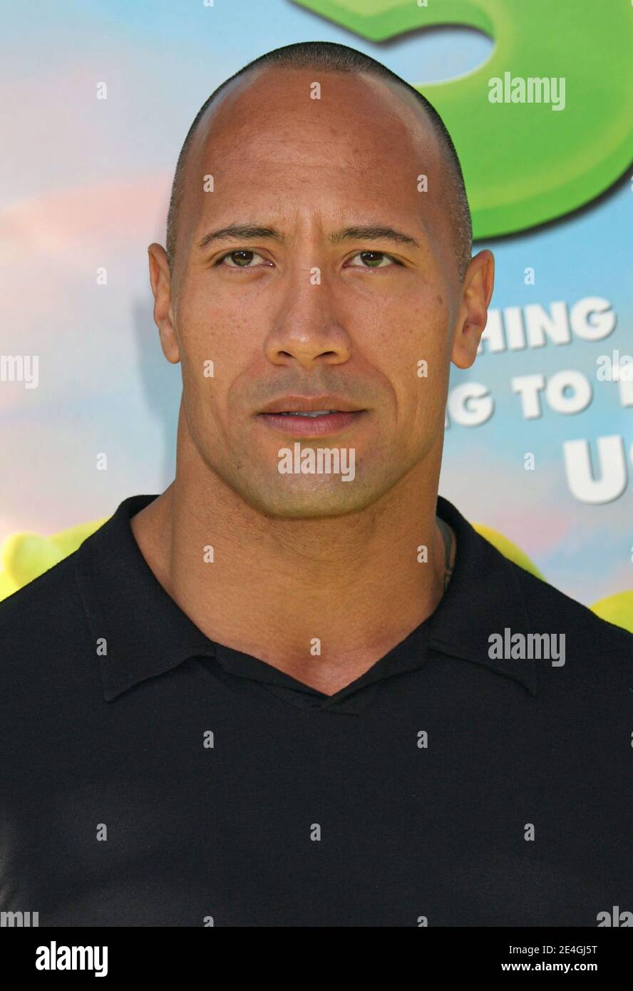 Dwayne Johnson arrives at the Planet 51 Film Premiere at the Mann ...