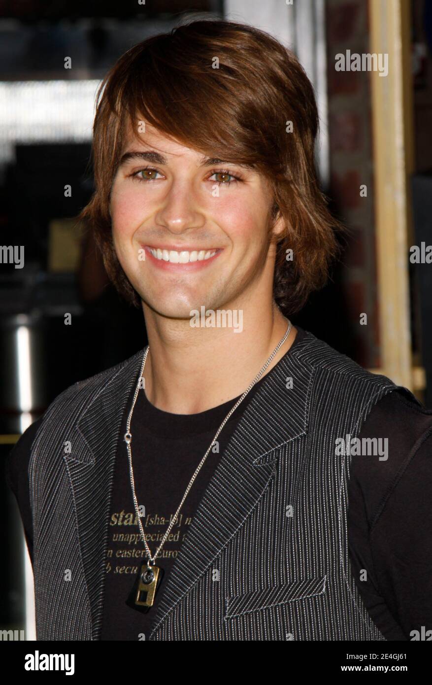 James Maslow arriving for Planet 51 Premiere held at Mann Village ...