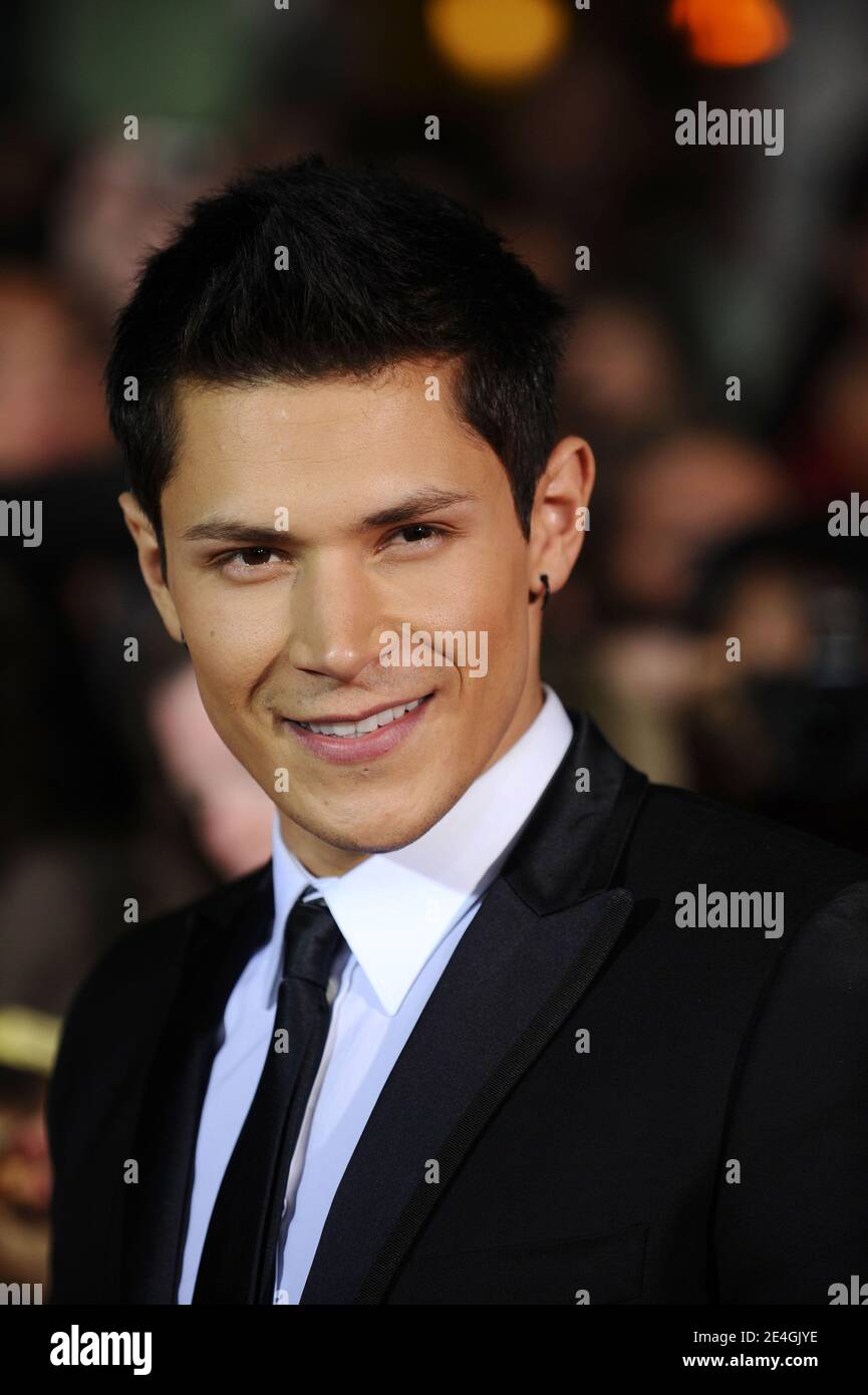 Alex Meraz attends the Twilight Saga New Moon premiere held at the Mann ...