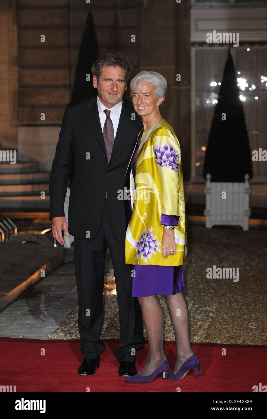 French Economy Minister Christine Lagarde and her husband arrive for a ...