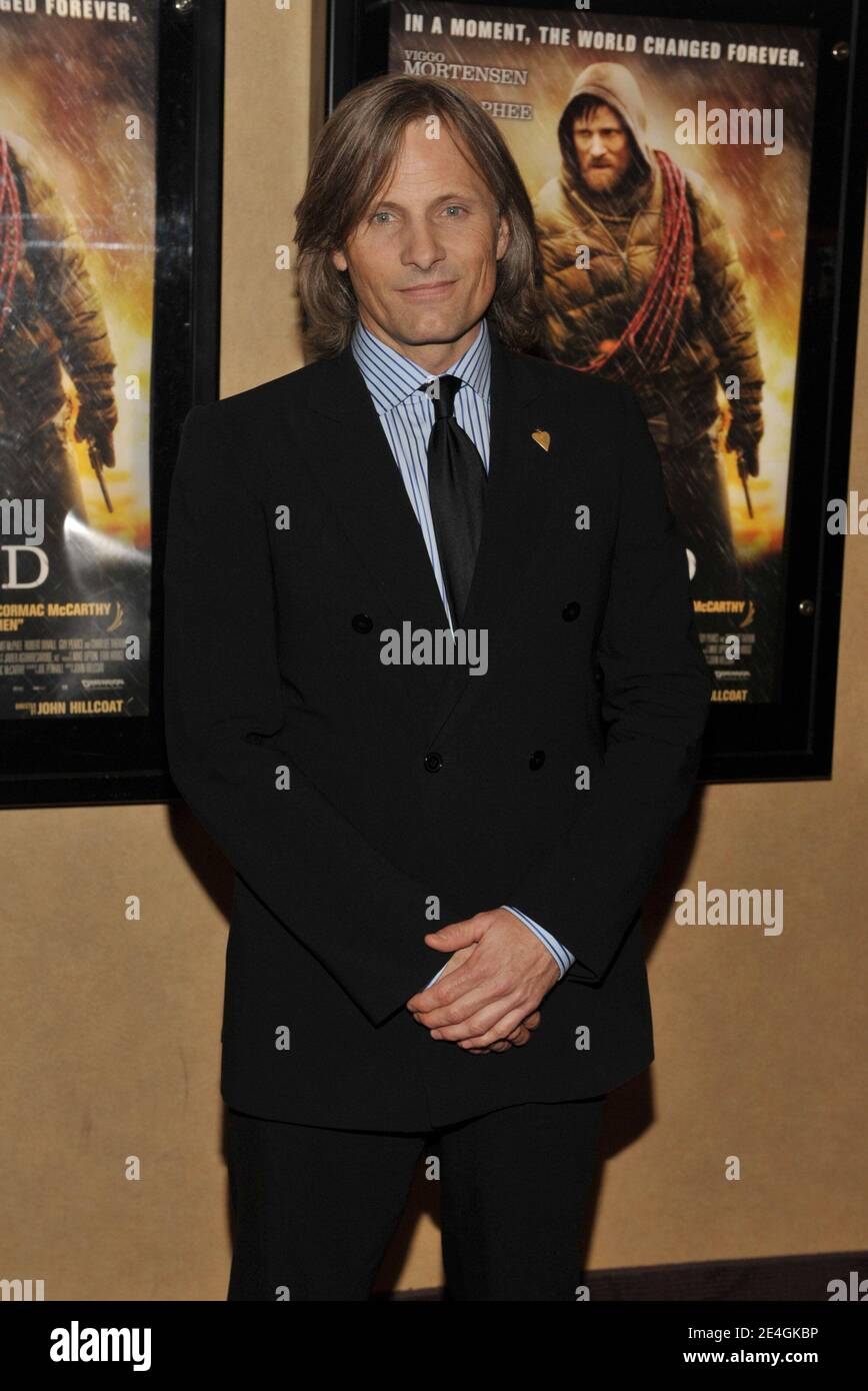 "Actor Viggo Mortensen attends the New York premiere of ""The Road"" at ...
