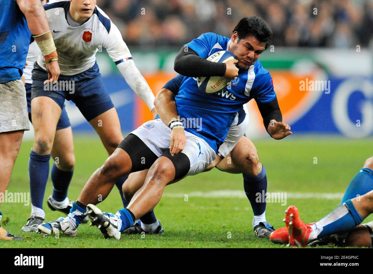 Samoa's Andrew Williams during the International Friendly Rugby match ...