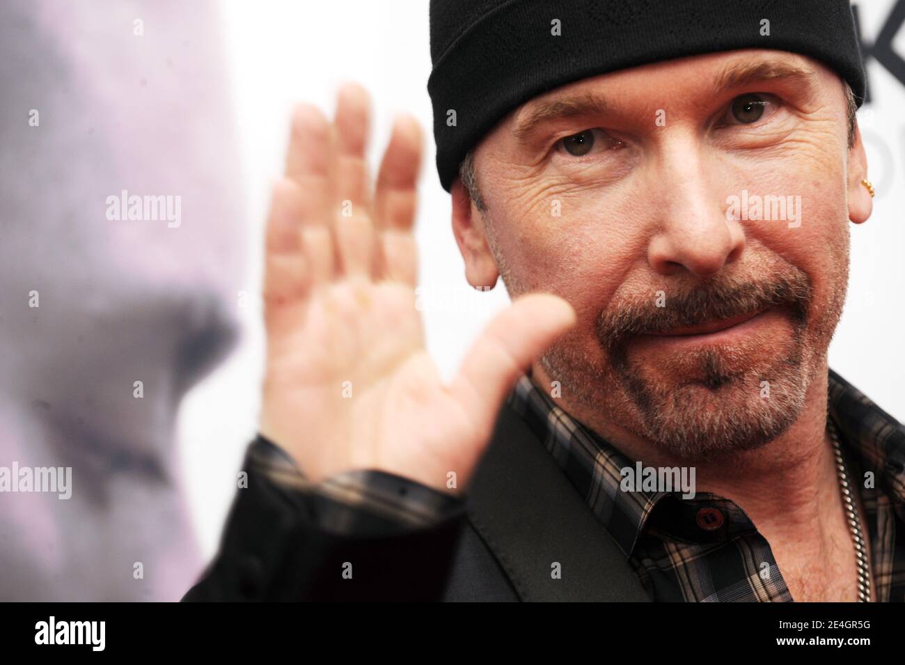 The Edge attends the New York premiere of 'Brothers' at the SVA Theater ...