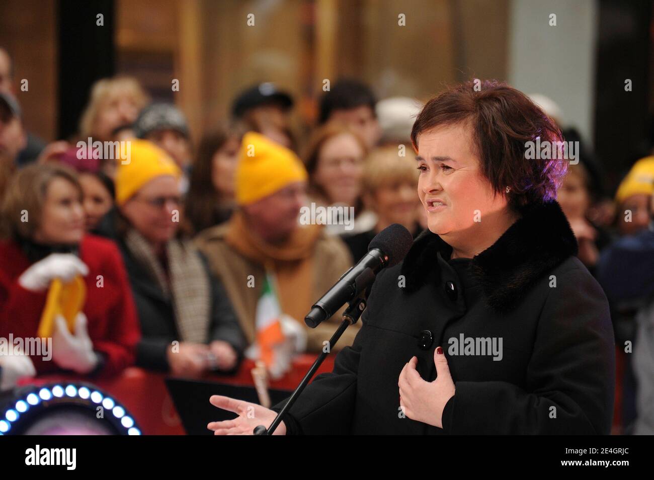 Singer Susan Boyle performs live on NBC's 'Today' show from the ...