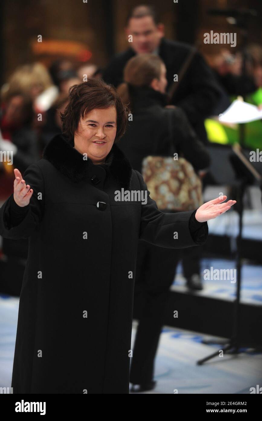Singer Susan Boyle performs live on NBC's 'Today' show from the ...