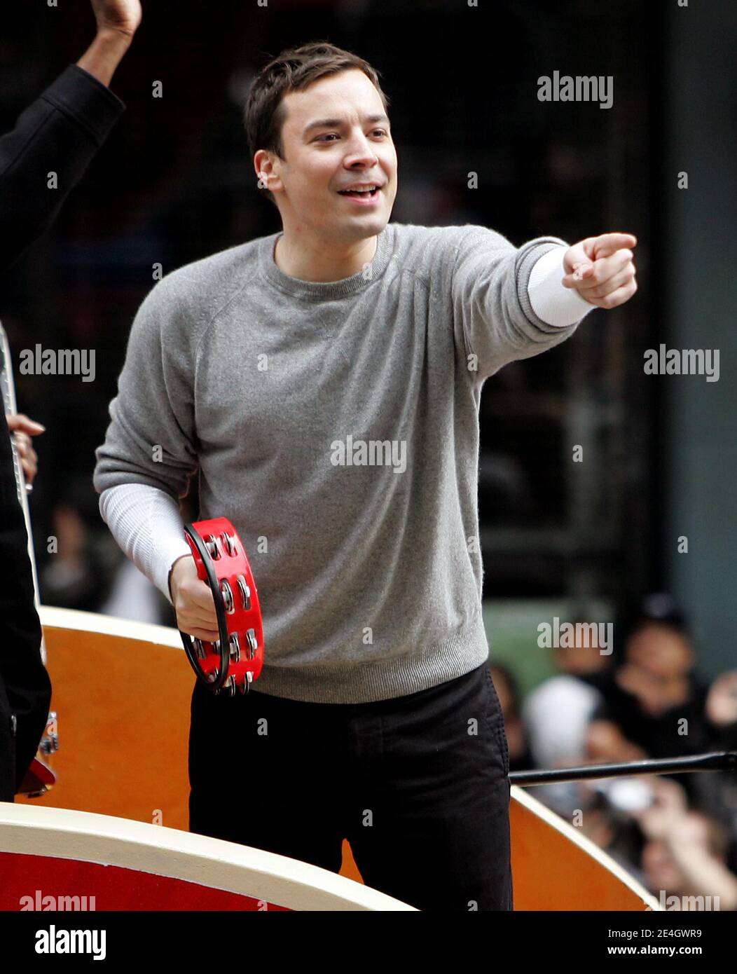 Comedian Jimmy Fallon and The Roots attend the 83rd Annual Macy's ...