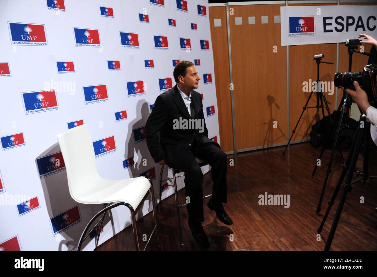 France's Immigration Minister Eric Besson addresses the media during ...