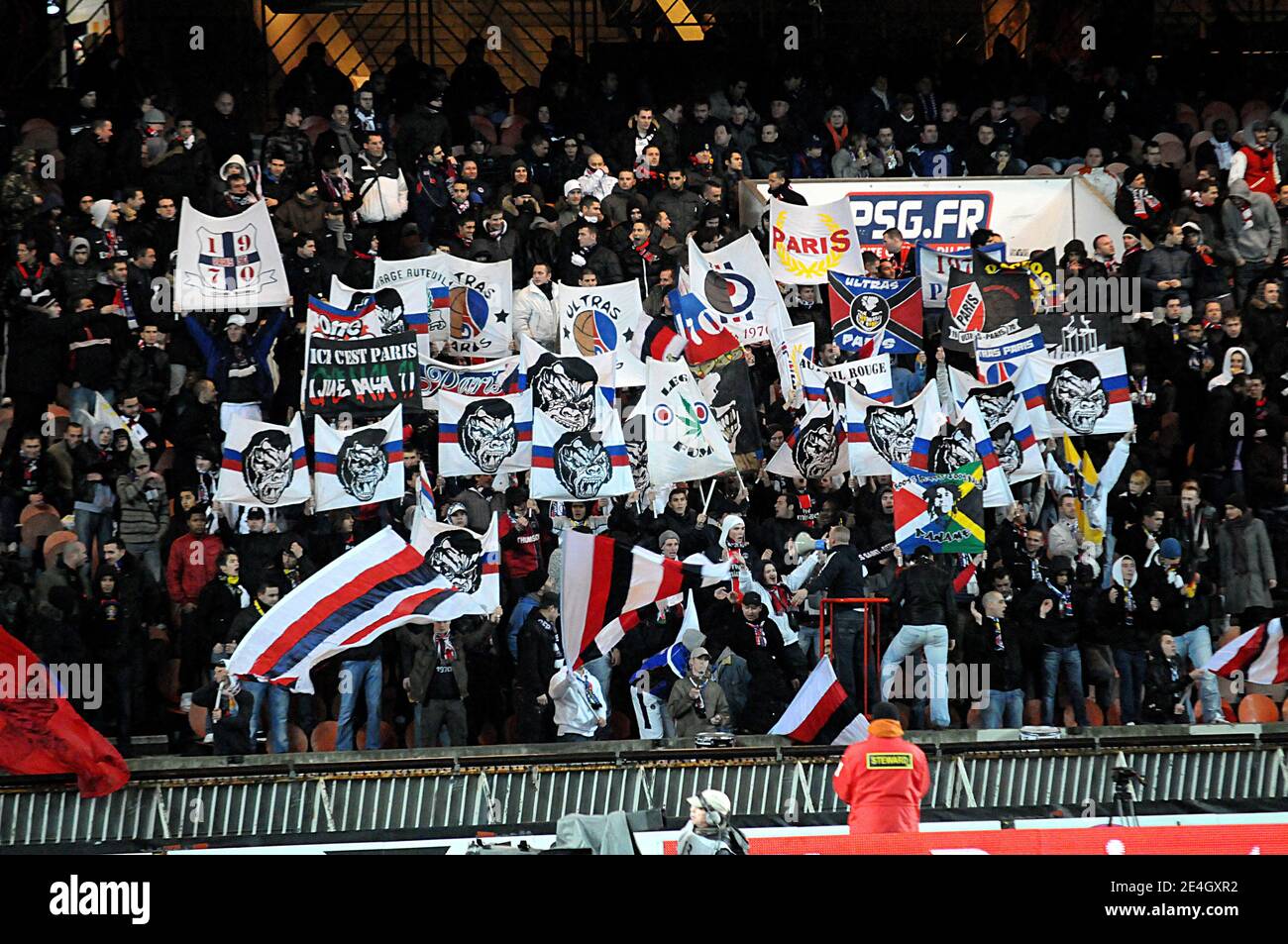 Auxerre fans hi-res stock photography and images - Alamy