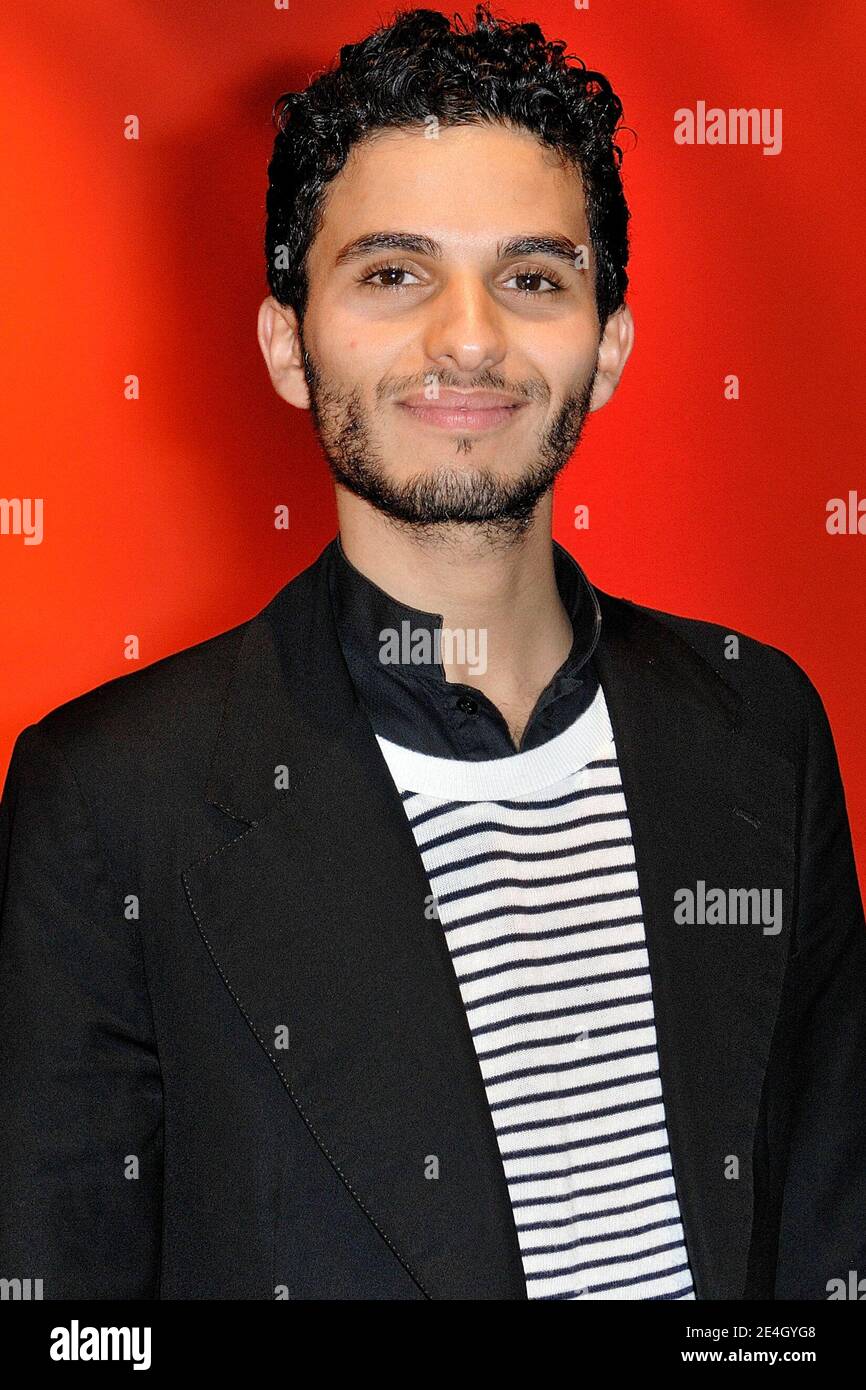 Actor Mehdi Dehbi poses during 'La Folle Histoire D'Amour De Simon ...