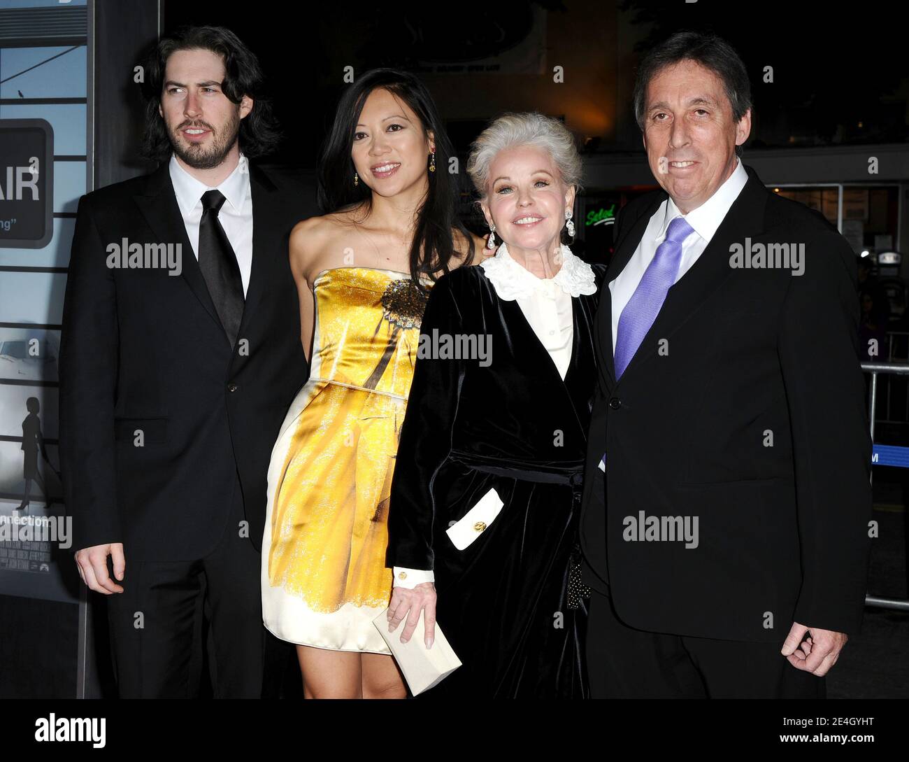 Jason Reitman, Michele Lee, Genevieve Robert and Ivan Reitman arriving ...