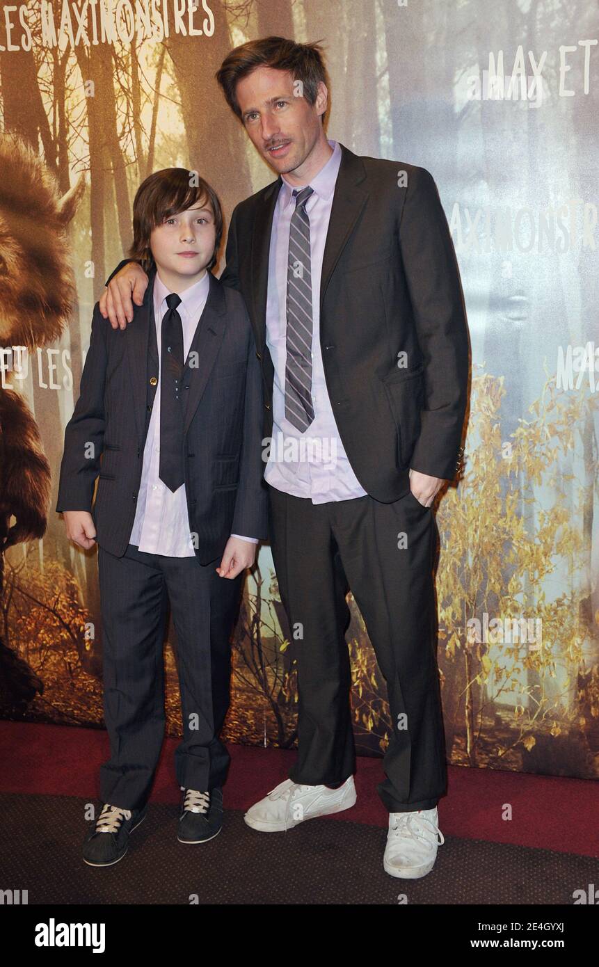 Director Spike Jonze and Max Records arriving for the premiere of Jonze ...