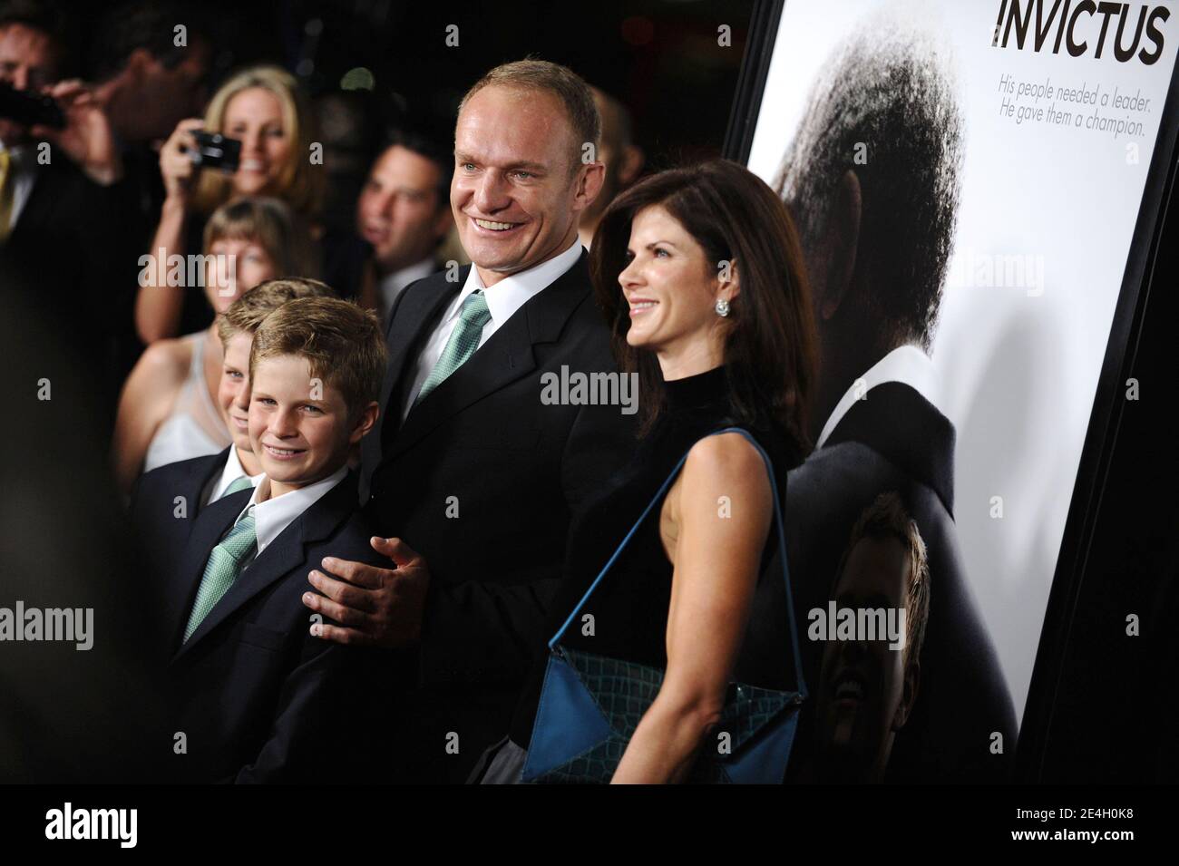 "Former Springboks Captain Francois Pienaar and family attend the ...