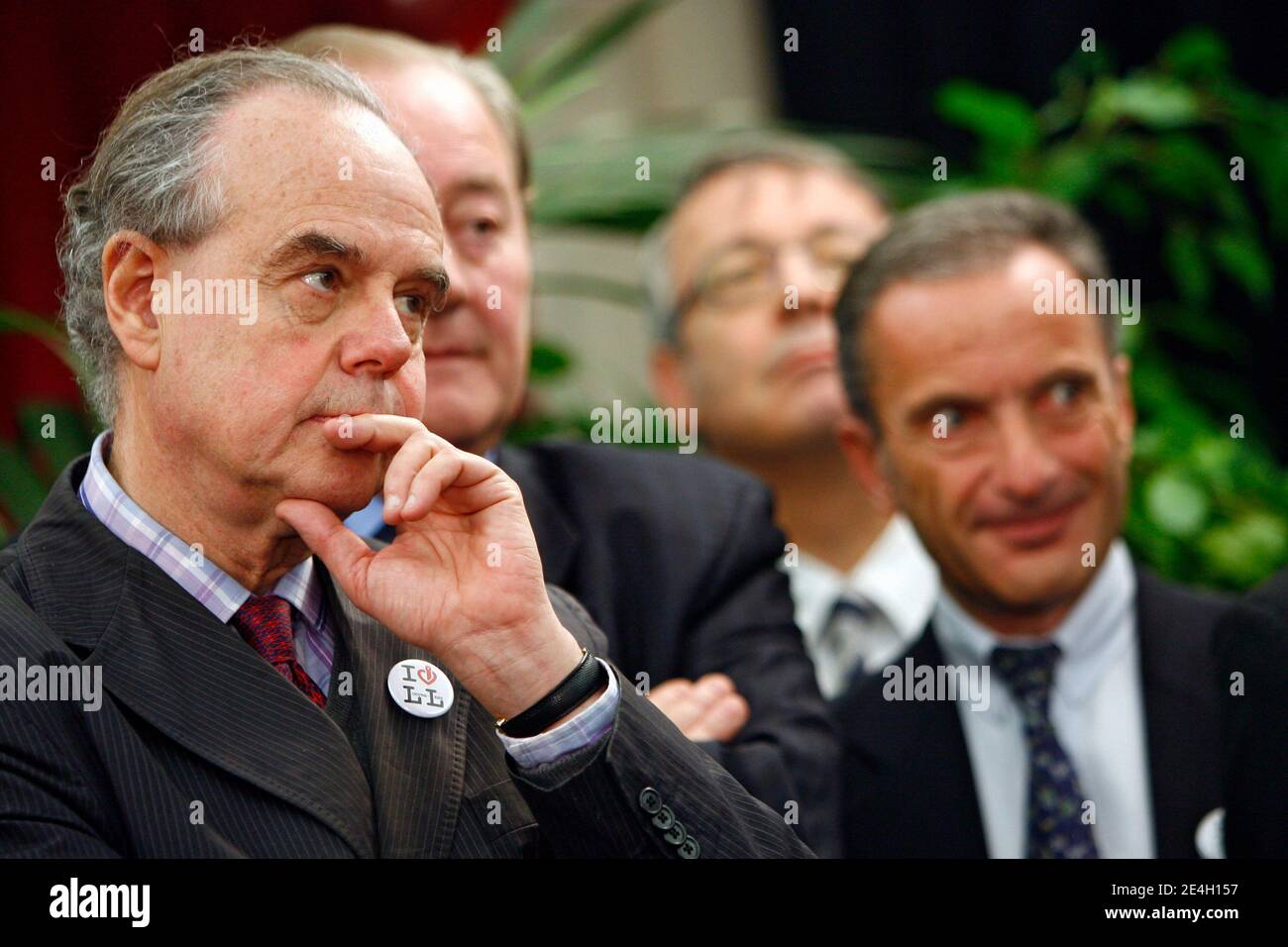 The French Minister of Culture Frederic Mitterrand, participates in the ...