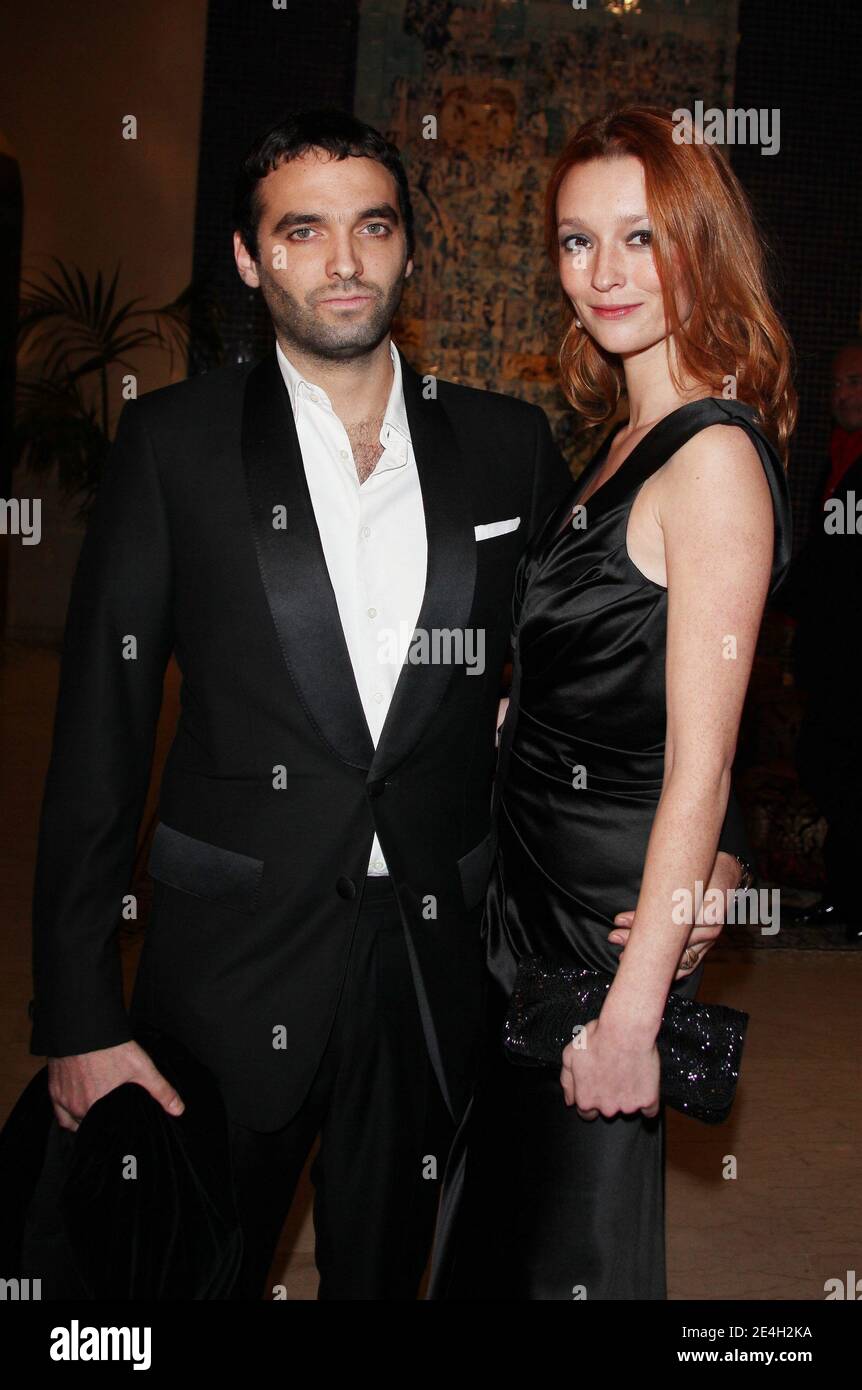 Actress Audrey Marnay and her boyfriend arriving to the 'Dior' Party ...