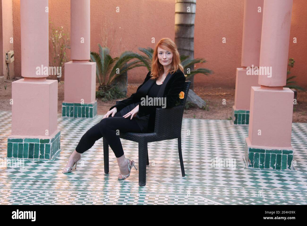 Actress Audrey Marnay poses for the photocall 'The man who sold the ...
