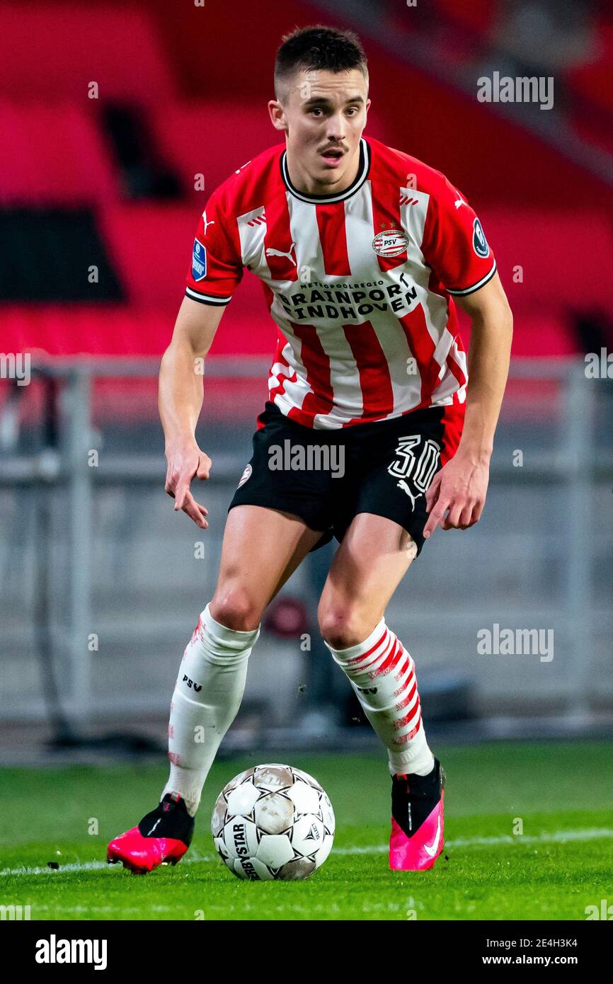 EINDHOVEN, Netherlands, 23-01-2021, football, Philips stadium, Dutch ...